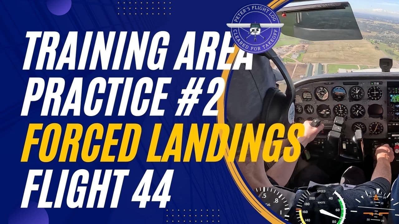 Flight 44: Practice Forced Landings #2 at Camden C172 - Peter's Flight Log